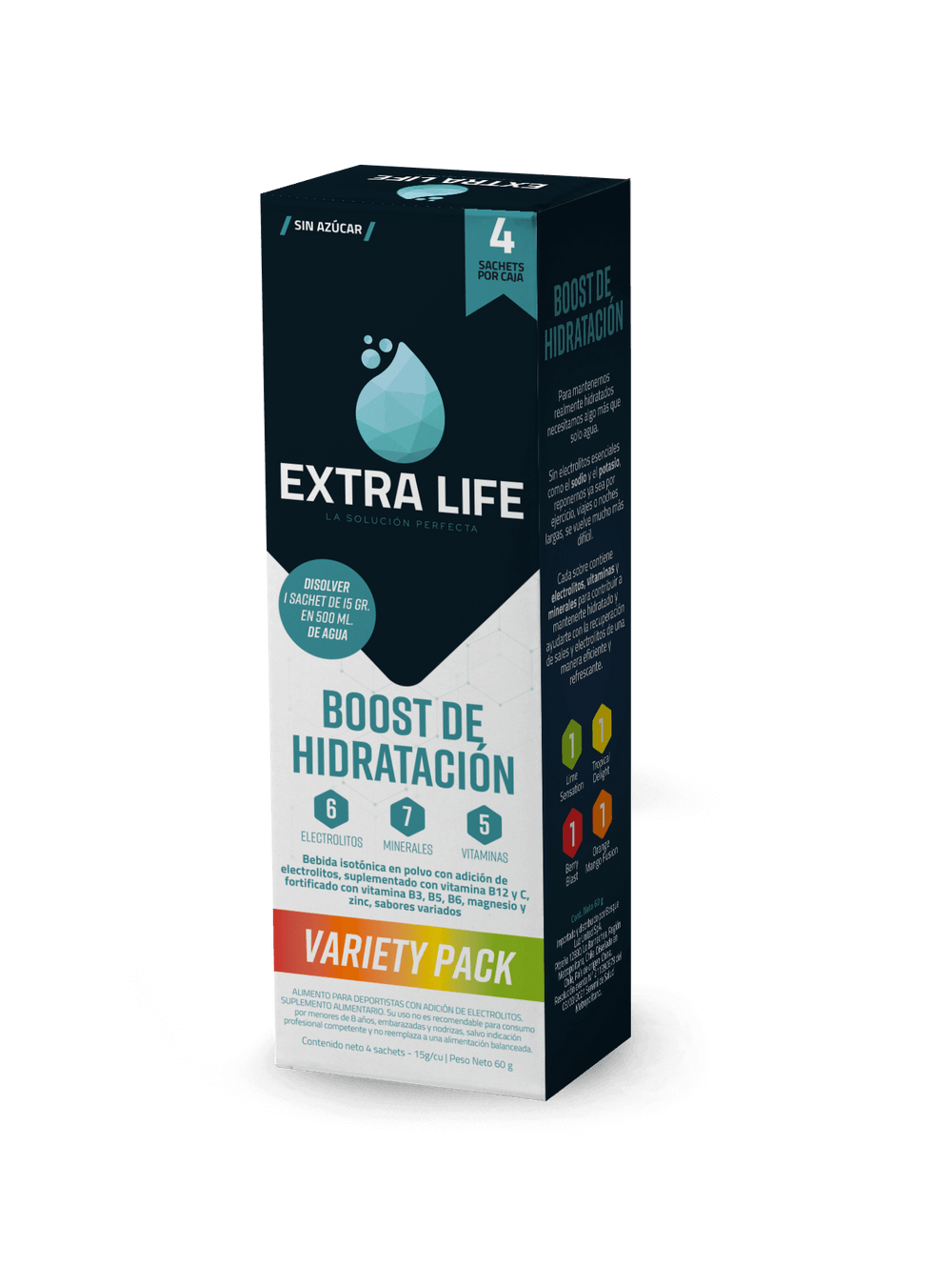Extra Life | Variety Pack 4 Sabores (4 u)